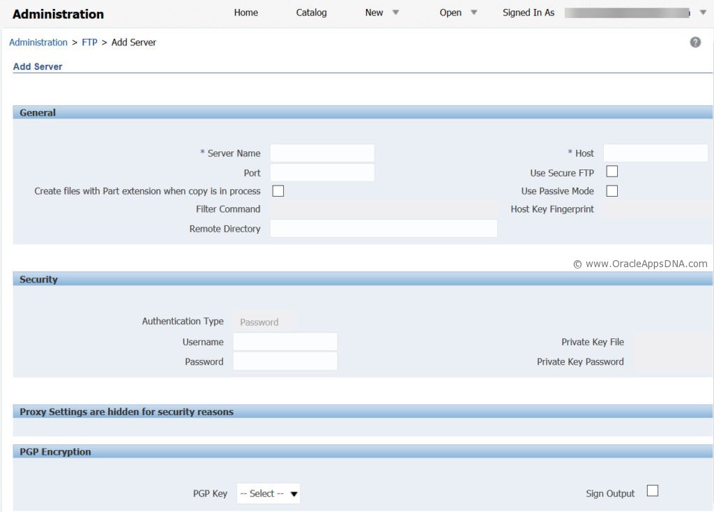 How To Configure Ftp In Bip Reports Of Oracle Erp Cloud Oracleappsdna