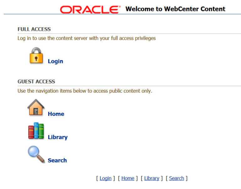 What is the URL of Oracle Universal Content Management (Oracle UCM ...