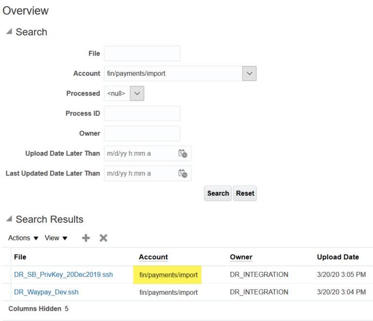 Process To Upload Publicprivate Key For File Transmissions In Oracle Erp Cloud Oracleappsdna